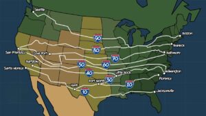 How US Interstate Numbers Work? Odd, Even, East-West, North-South ...
