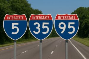 How US Interstate Numbers Work? Odd, Even, East-West, North-South ...